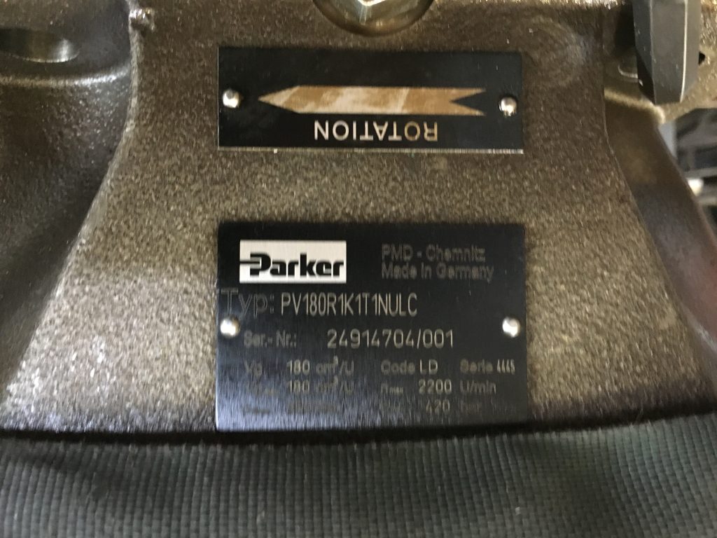 Réparation d’une pompe hydraulique à pistons PARKER PV180 | A2MH